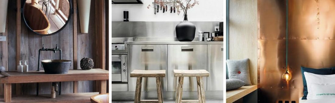 Le métal et le bois réunis: association réussie! - Déco Idées