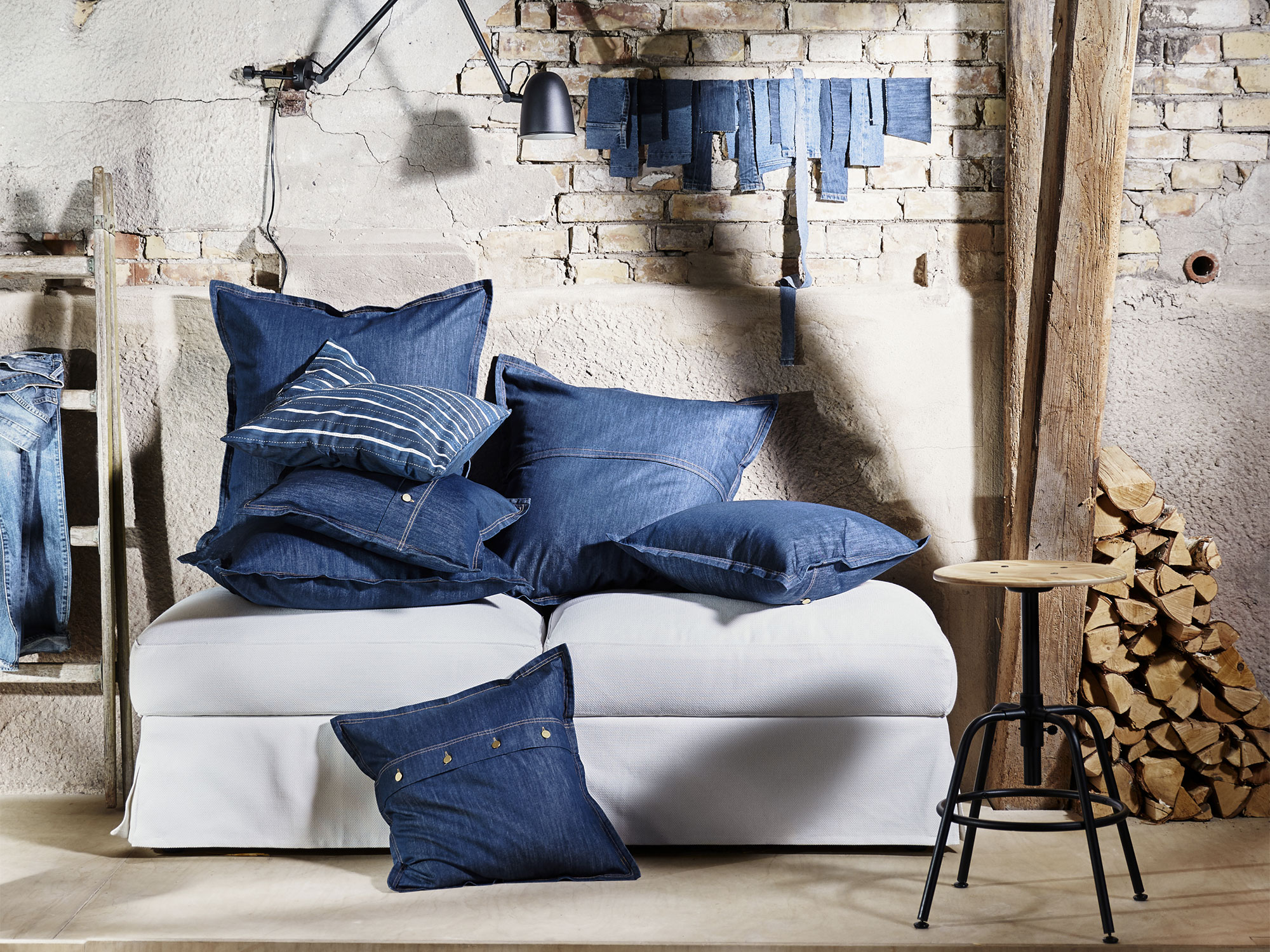 La folie du denim en déco : 15 objets à adopter - Déco Idées